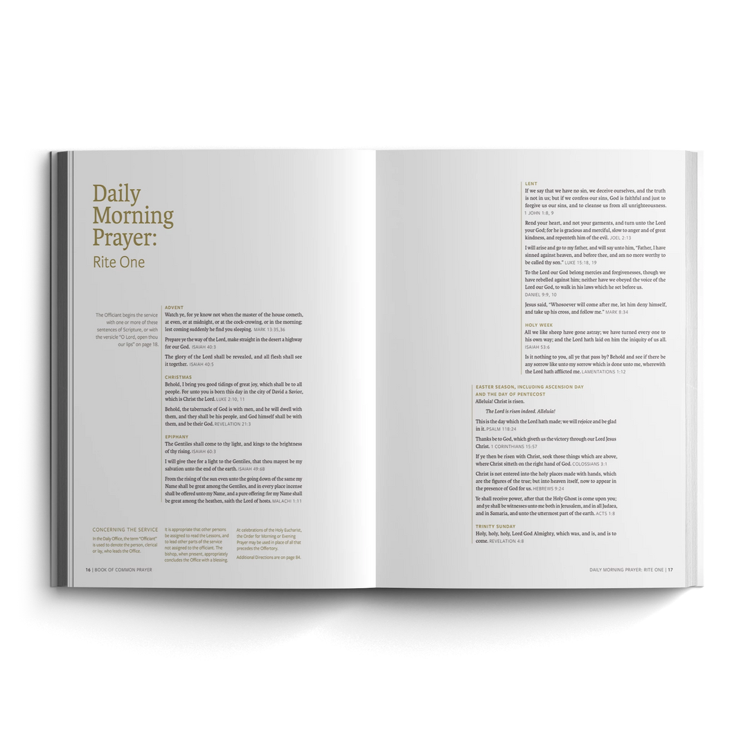 The Redesigned Book of Common Prayer – KTW Studio